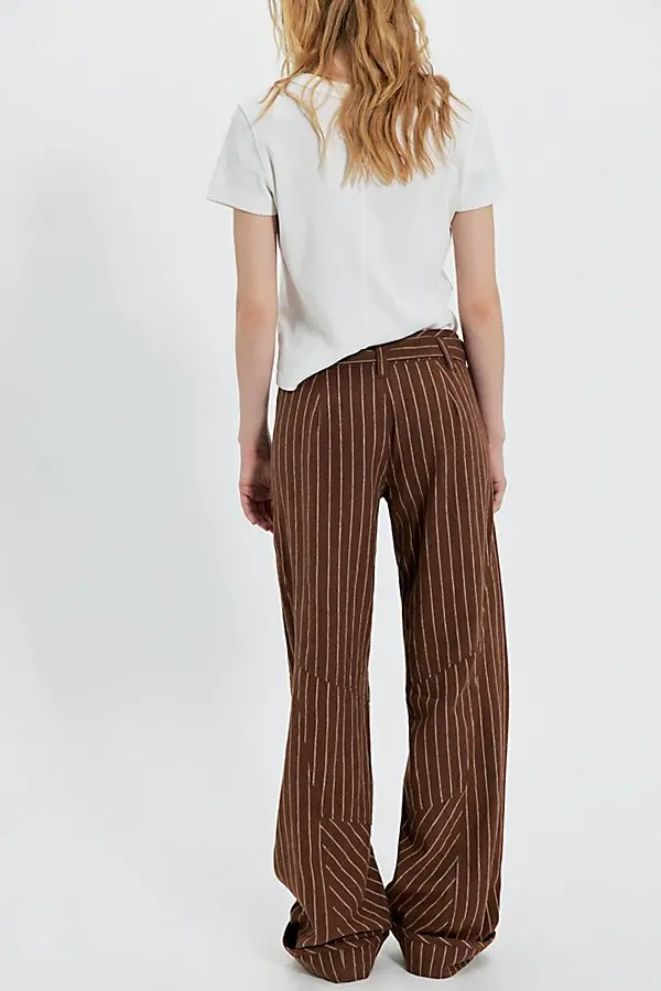 Free People Raise The Stakes Low-rise Trousers
