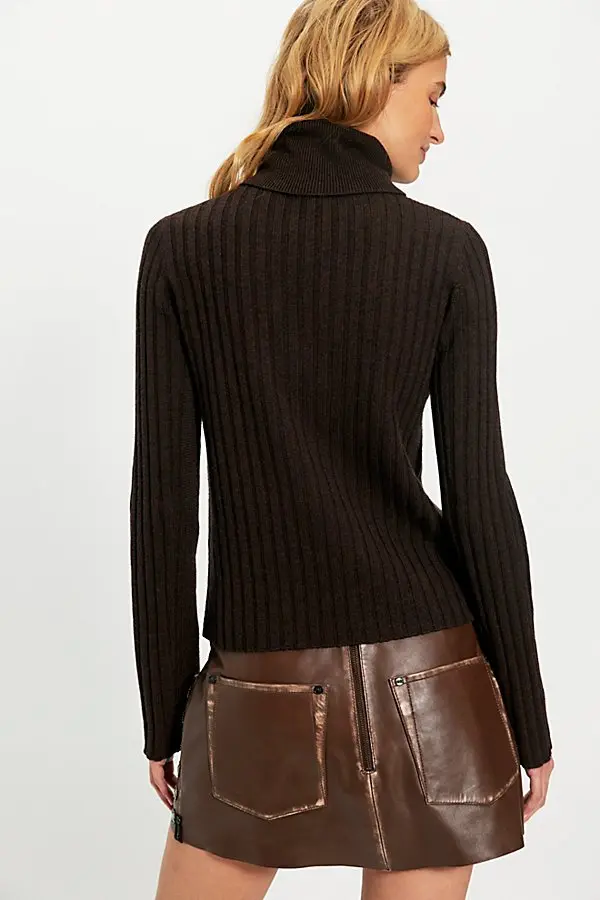 Free People Everlast Turtleneck Pullover