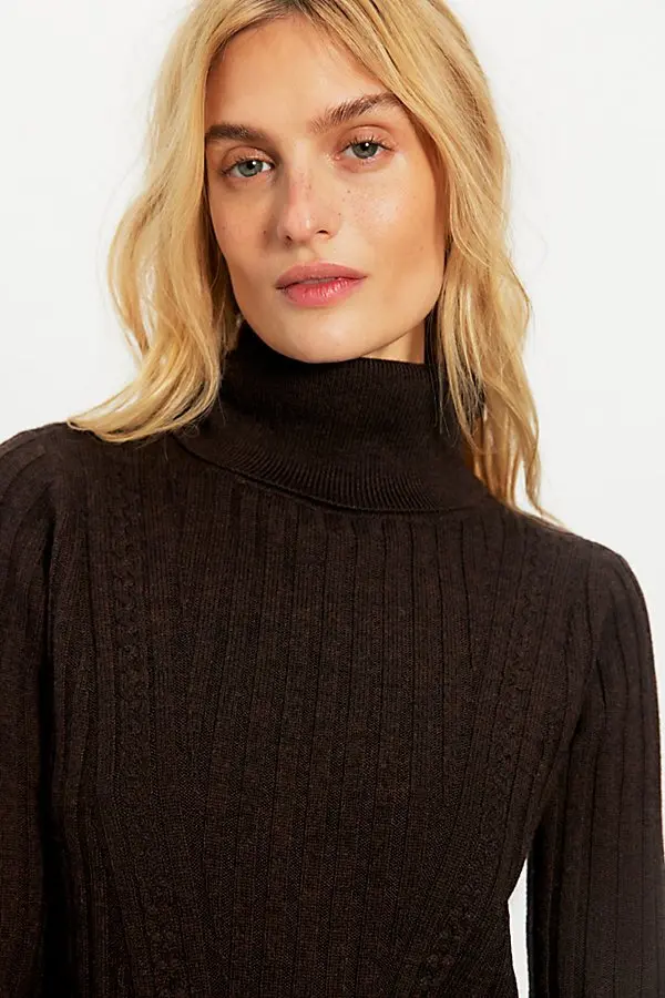 Free People Everlast Turtleneck Pullover