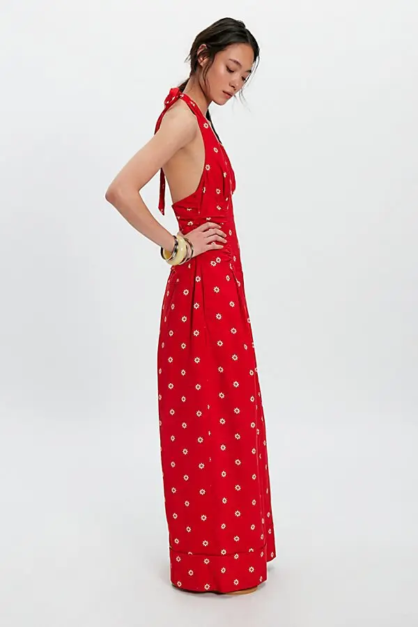 Free People Move Along One Piece - Red Combo