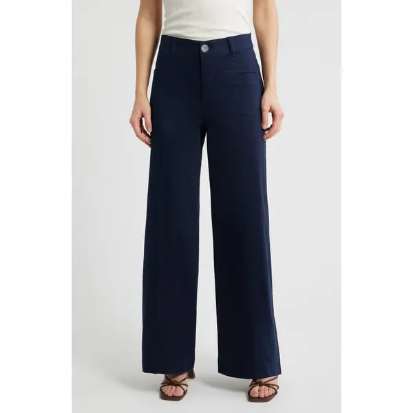 Wit & Wisdom Skyrise Patch Pocket Wide Leg Pants