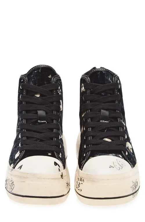R13 Kurt Platform High-top Sneakers