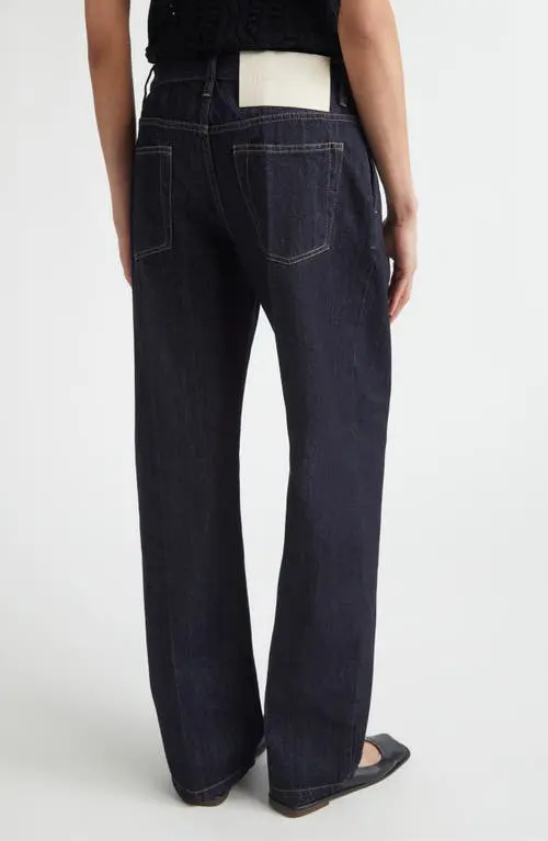 JIL SANDER Pleated Straight-leg Jeans - Magnet