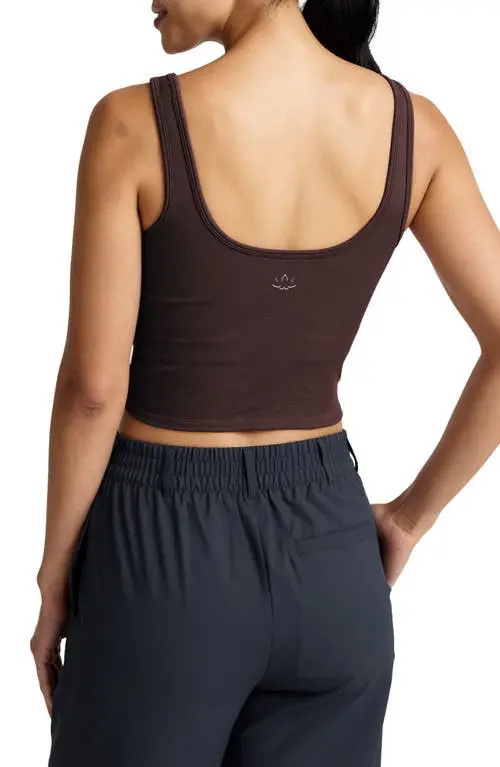 Beyond Yoga Keep It Cool Seamless Crop Tank - Iced Mocha