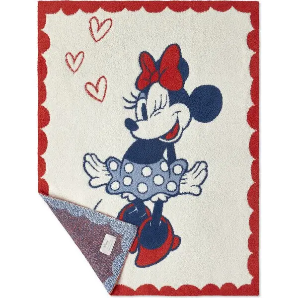 Barefoot Dreams X Disney® Minnie Mouse Cozychic® Love Stroller Blanket - Cream Multi