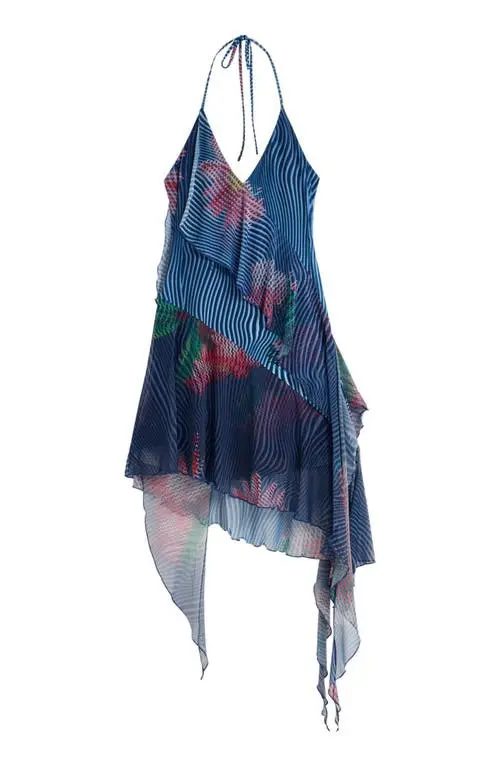 Desigual Asymmetric Halter Dress