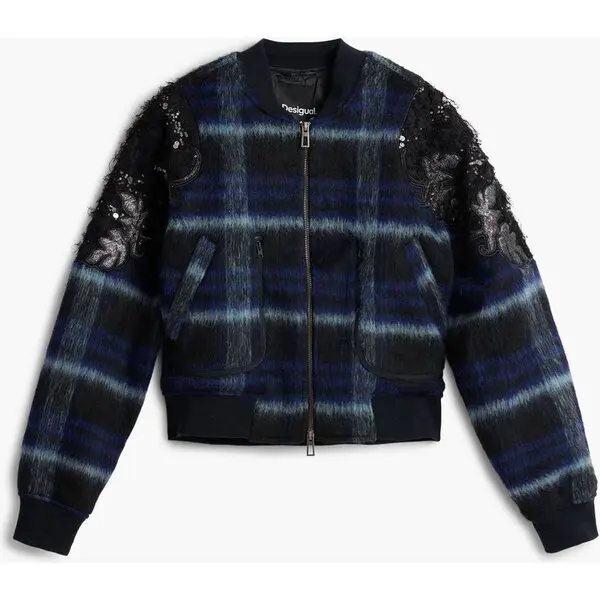 Desigual Appliqué Cropped Jacket