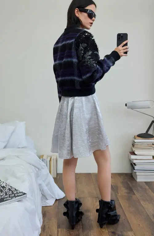 Desigual Appliqué Cropped Jacket