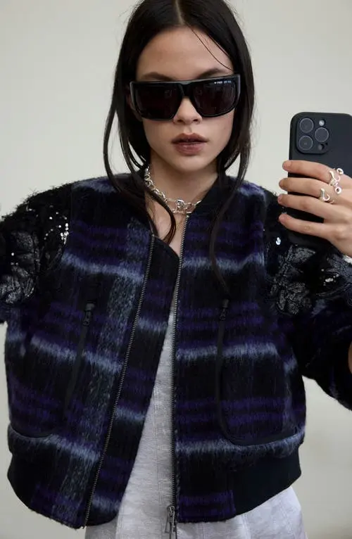 Desigual Appliqué Cropped Jacket