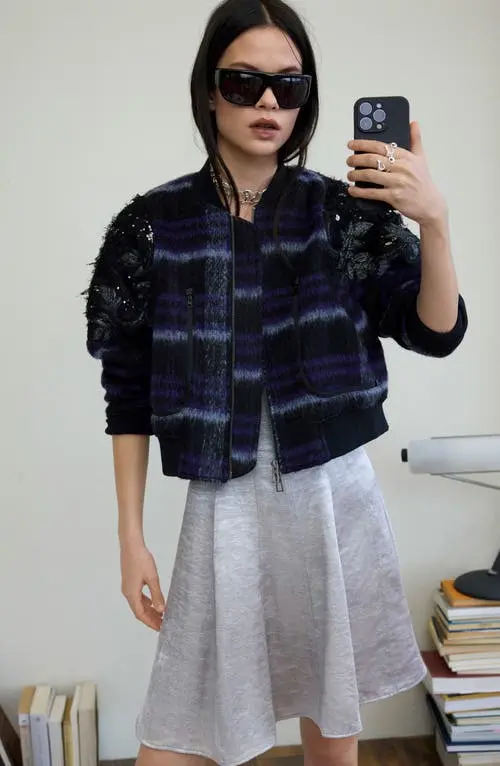 Desigual Appliqué Cropped Jacket