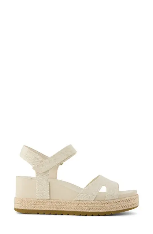 Toms Diana Platform Wedge Sandal - Natural