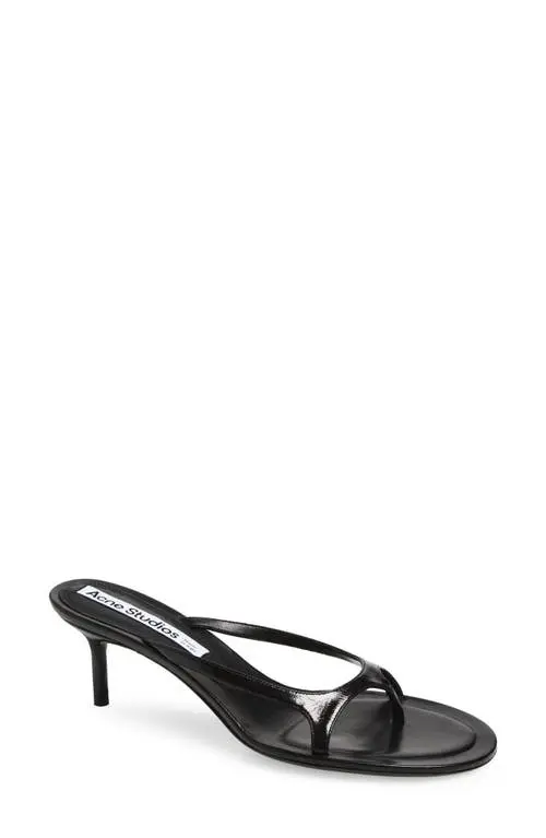 Acne Studios Kitten Heel Thong Sandals