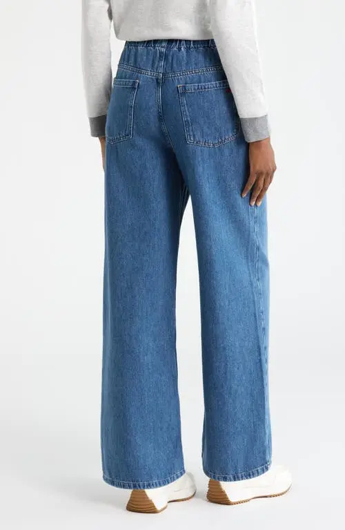 Marine Layer Wide Leg Denim Pants