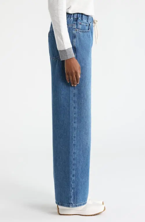 Marine Layer Wide Leg Denim Pants