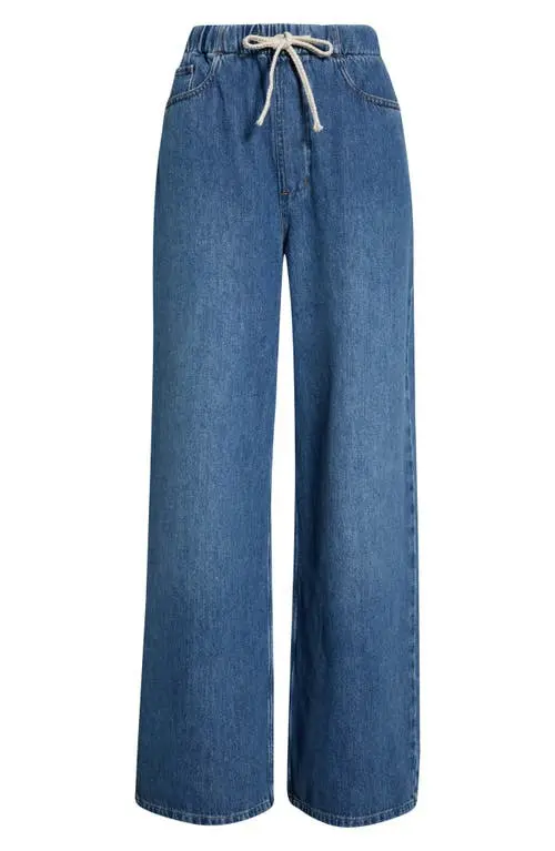 Marine Layer Wide Leg Denim Pants