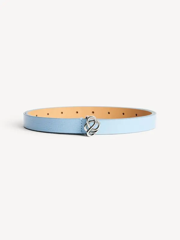 BY MALENE BIRGER Ouma Leather Belt - Dream Blue