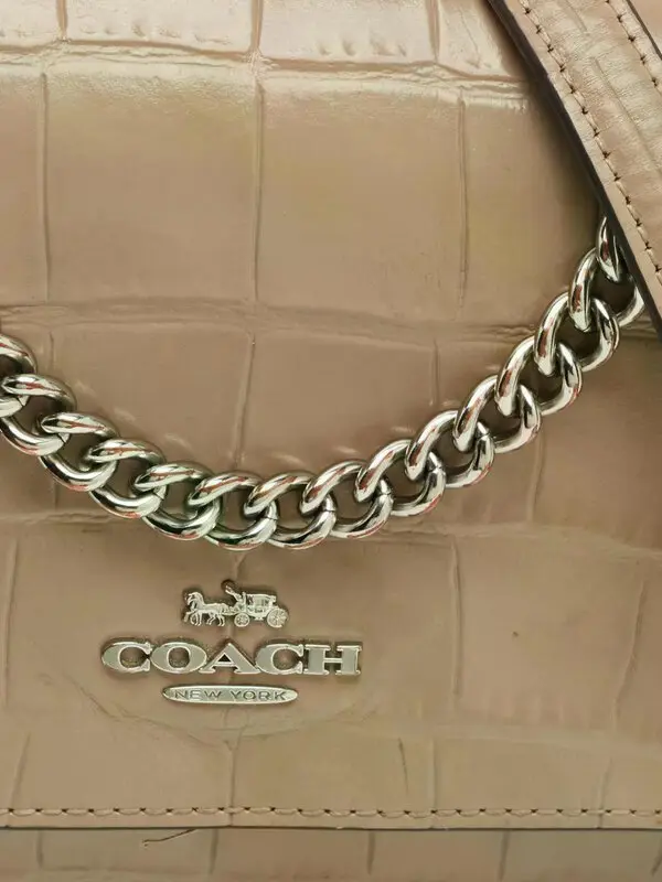 COACH Klare Croc-embossed Crossbody Bag