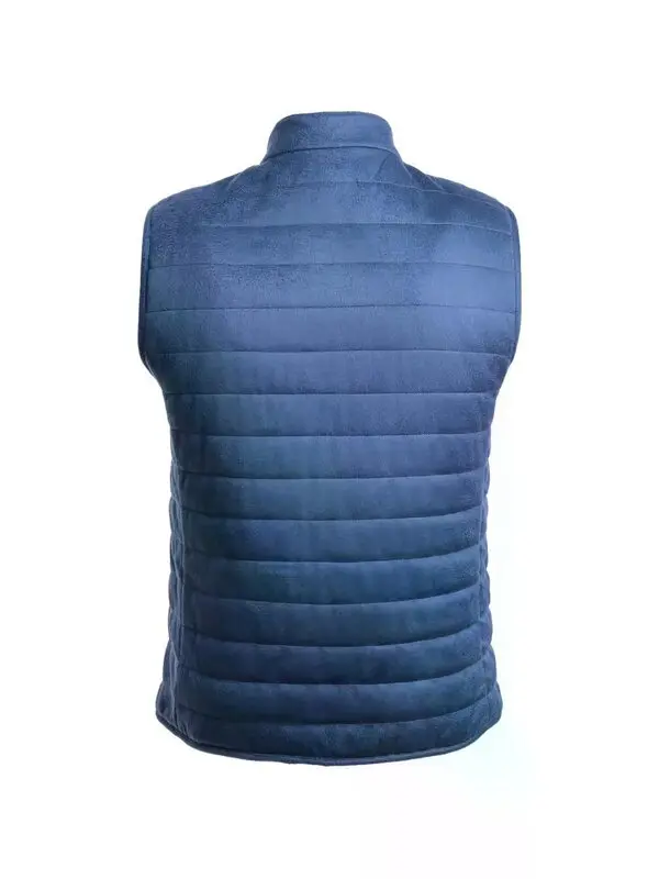 Kiton Reversible Gilet - Blue
