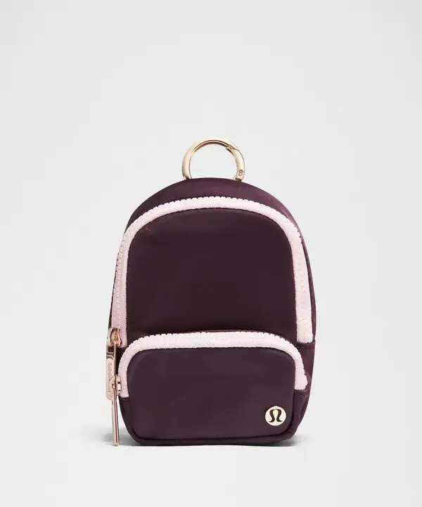 Lululemon Everywhere Backpack Nano - Goodnight Plum/black Plum/blissful Pink/gold