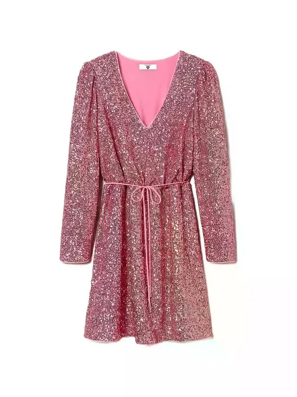 TWINSET Sequin Embellished Mini Dress