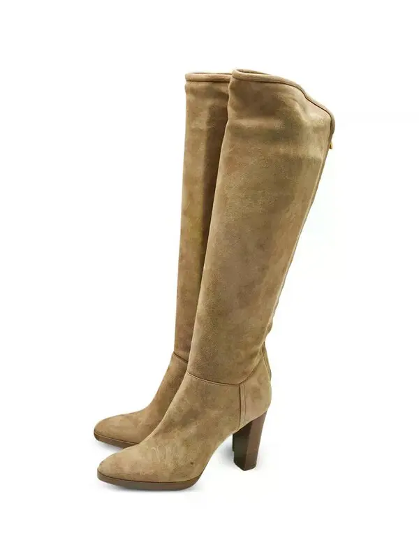 Loro Piana Suede Knee-high Boots