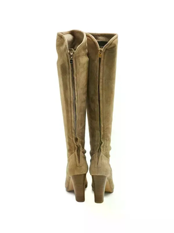 Loro Piana Suede Knee-high Boots