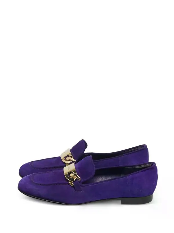 JIMMY CHOO Suede Loafers
