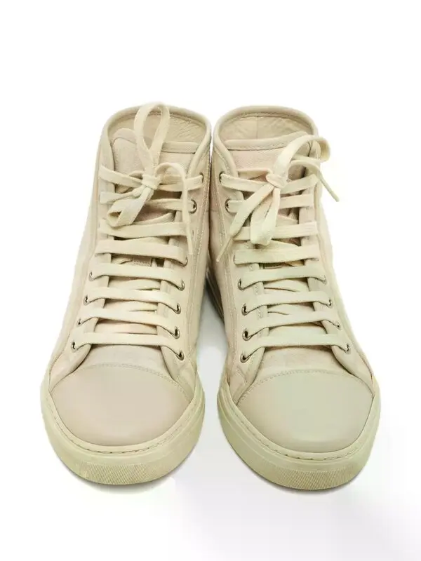 Gucci Gg Supreme Hi-top Sneakers - Neutrals