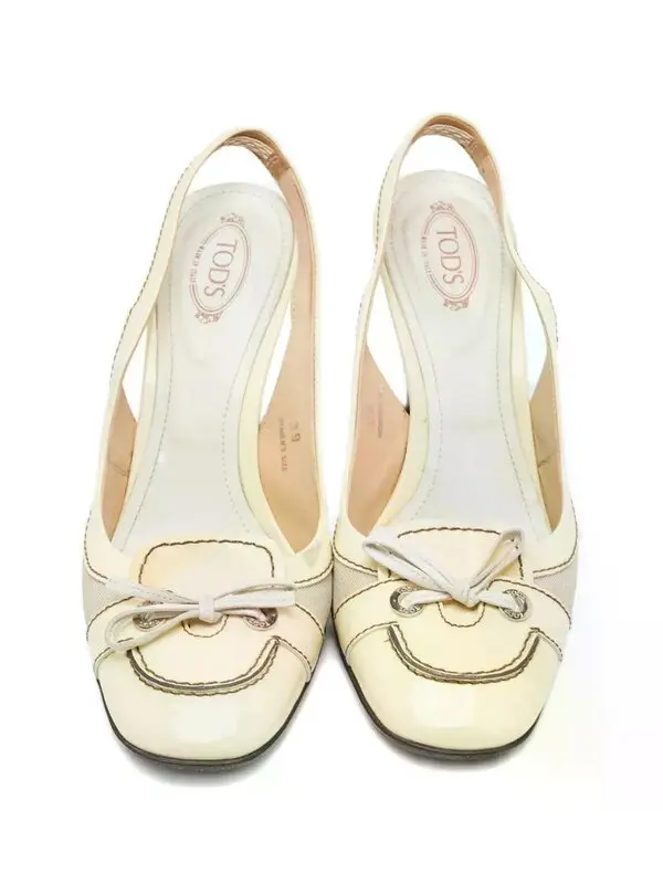 TOD'S Leather Slingback Pumps