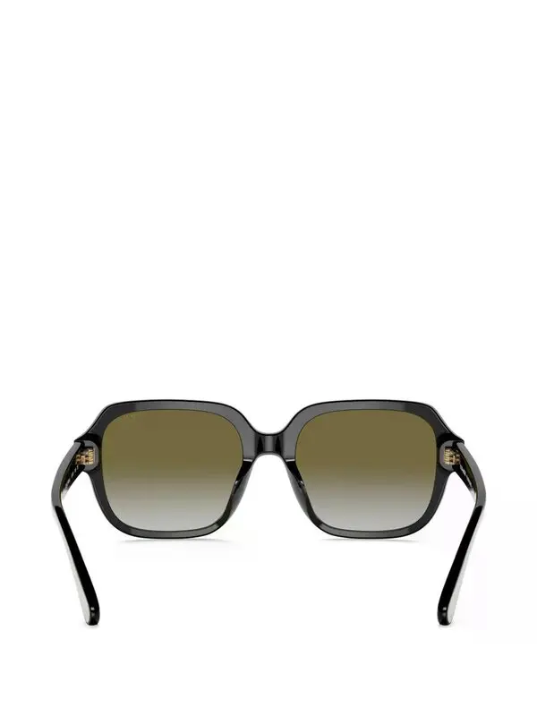 COACH Square Frame Logo Sunglasses