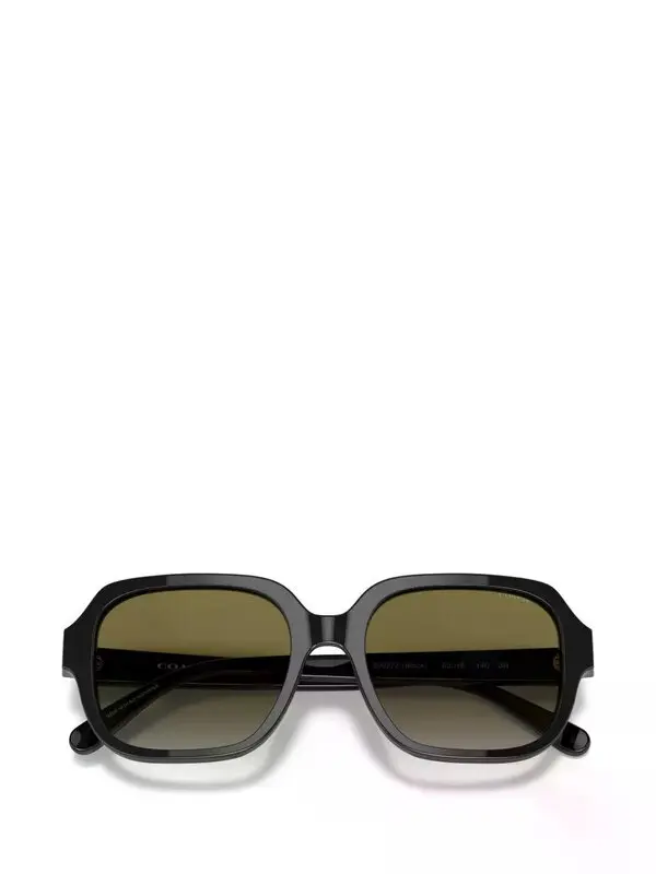COACH Square Frame Logo Sunglasses
