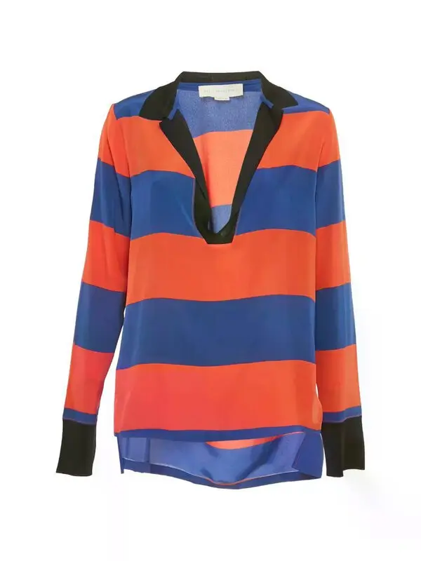 Stella McCartney Silk Striped Top