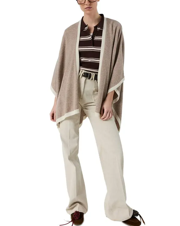 Gerard Darel Cashmere Open Front Cardigan