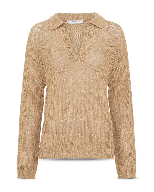 Gerard Darel Lailah Polo Collar Pullover