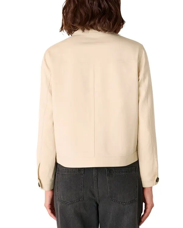 Whistles Mia Pocket Detail Jacket - Neutral