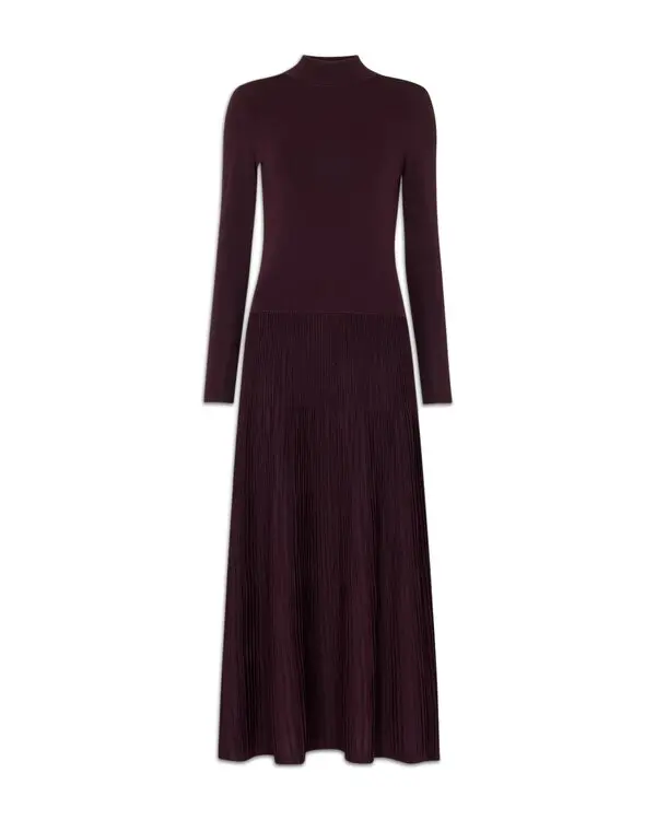 strapless open back dress Lidia Off-Shoulder Pleated Midi Dress main image 1