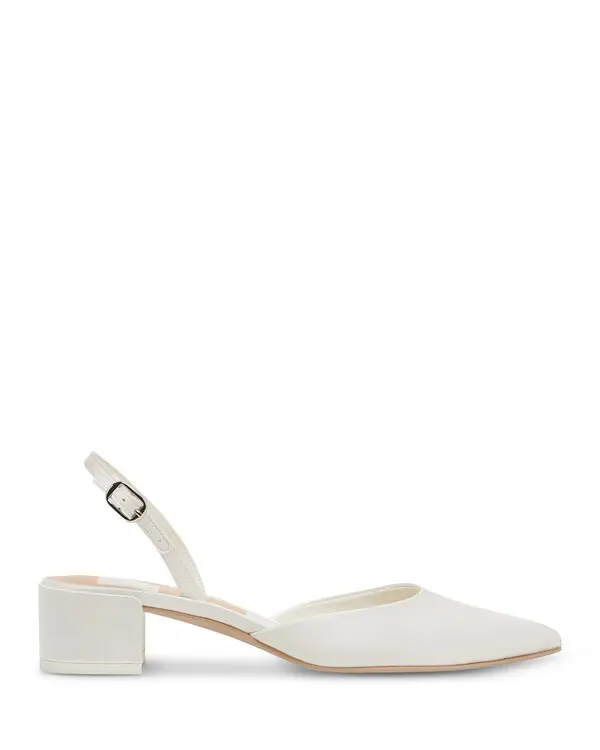 Dolce Vita Carel Slingback Pumps - True White