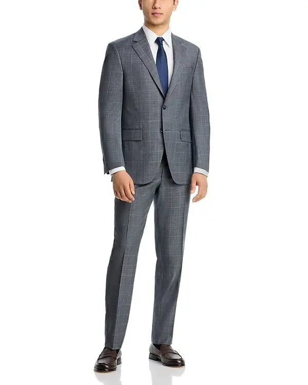 Peter Millar Flynn Shark Tonal Windowpane Classic Fit Suit
