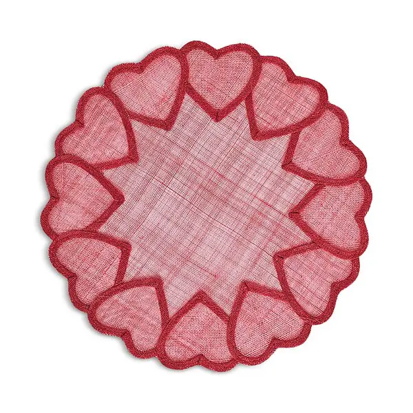 JULISKA Heart Placemat - Pink