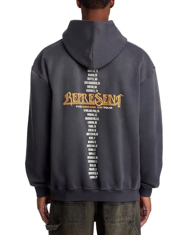 REPRESENT Golden Tour Graphic Hoodie - Grey