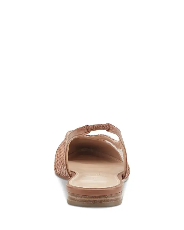 MARC FISHER LTD. Davin Slingback Flats - Medium Brown