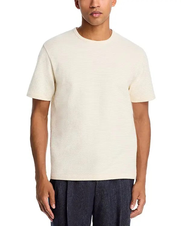 FRAME Jacquard Stripe T-shirt - Cream
