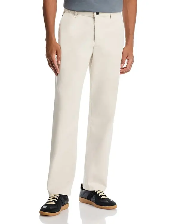 FRAME Straight Fit Chinos - Off White