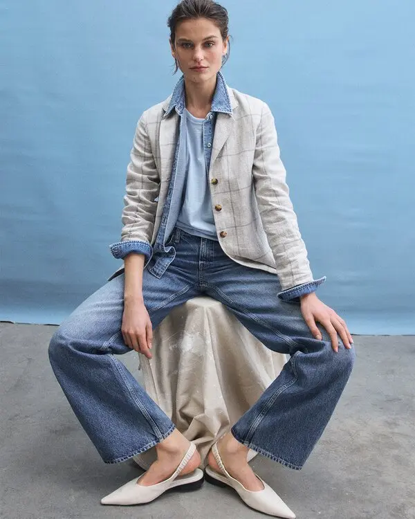 Rag & Bone Connie Denim Shirt - Everglade