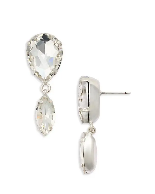 Aqua Wuthering Heights Earrings - Silver