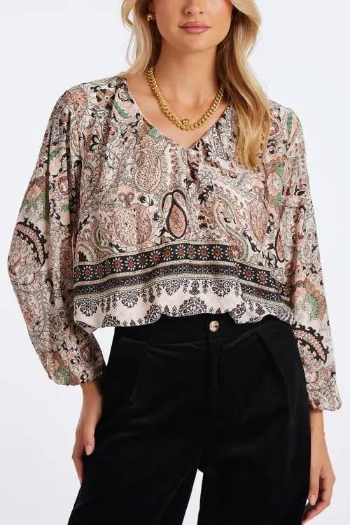 BISHOP + YOUNG Maude Bubble Sleeve Top