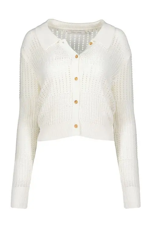 BISHOP + YOUNG Sporty Pointelle Cardigan