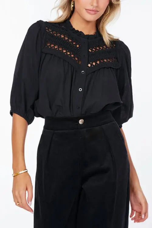 BISHOP + YOUNG Chelsea Detail Blouse