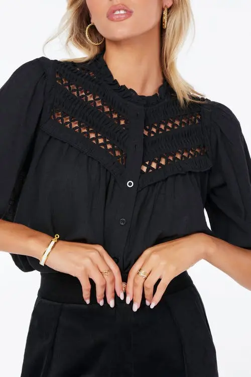 BISHOP + YOUNG Chelsea Detail Blouse