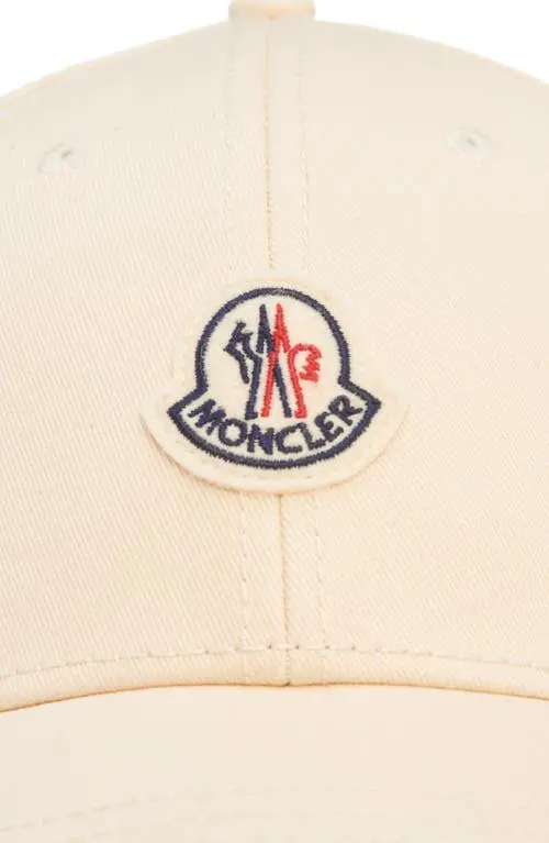 Moncler Archive Dna Cotton Twill Baseball Cap - Neutral